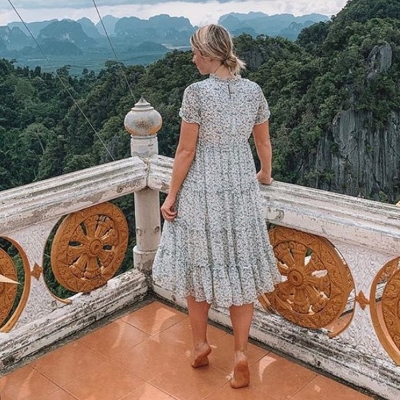 Hello Honey | Dresses | Hello Honey Small Amelia Dress Blue Roolee ...